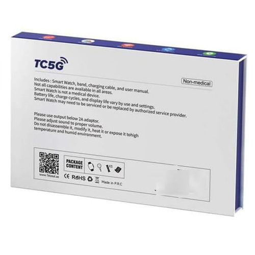 ساعة telzeal tc 5g smartwatch الذكية– متوفرة الآن