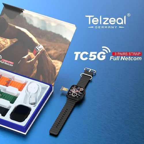 ساعة telzeal tc 5g smartwatch الذكية– متوفرة الآن