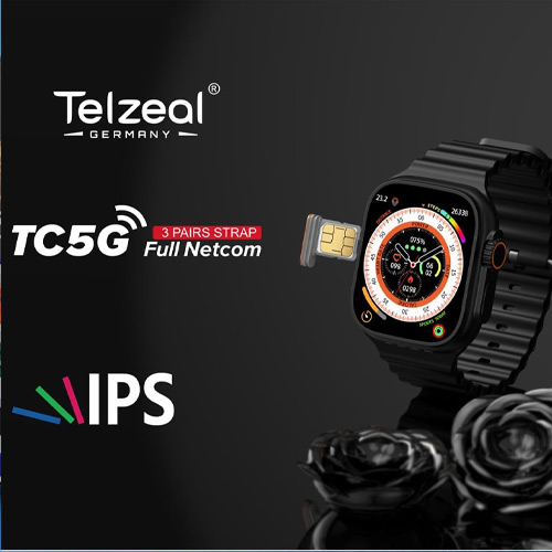 ساعة telzeal tc 5g smartwatch الذكية– متوفرة الآن