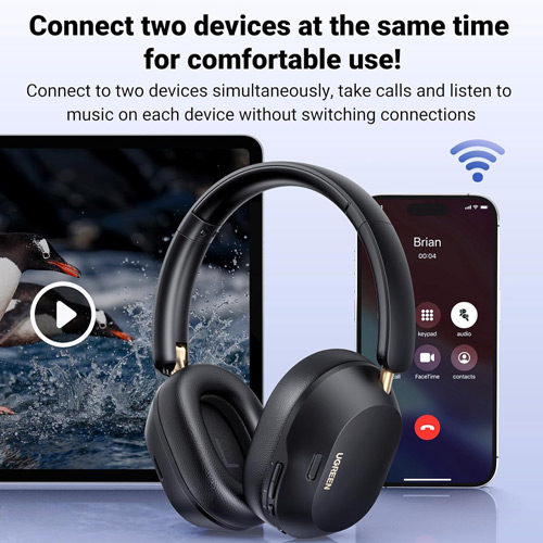 سماعة UGREEN HiTune Max 5C Hybrid بخاصية ANC وصوت Hi-Res