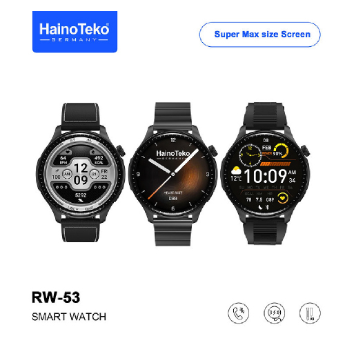 ساعة HainoTeko Rw53- شاشة AMOLED دائرية